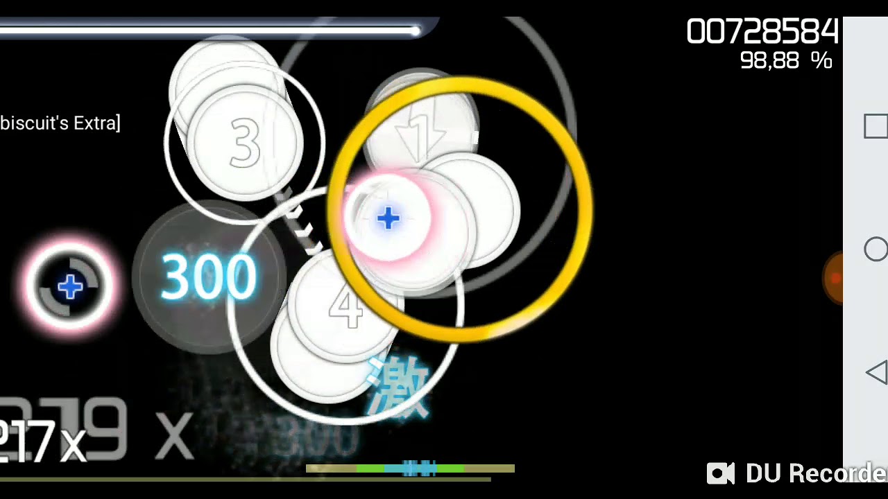 Quaver osu droid, hover y drag fc - YouTube