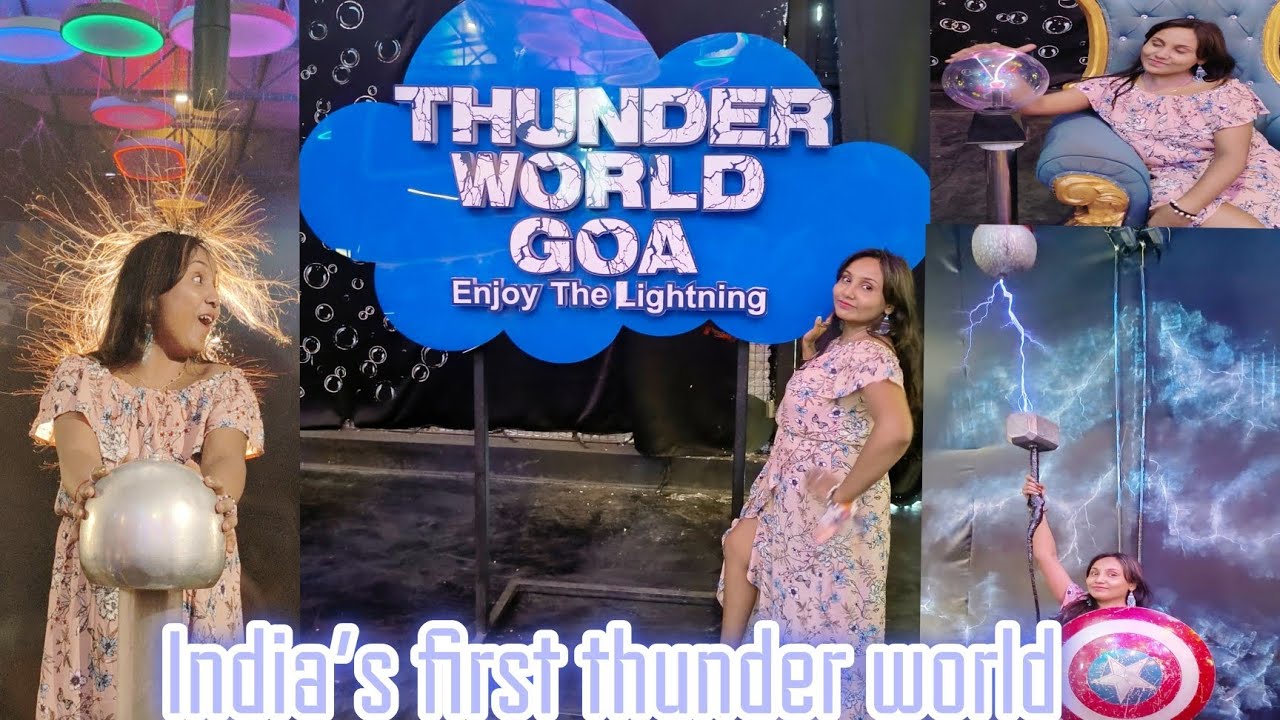 Thunder world Goa:India's first electric park,#Lighting park#Must visit ...