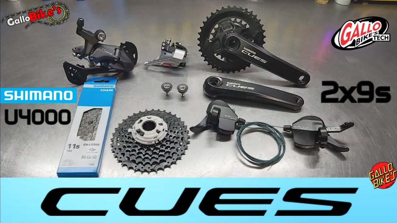 NUEVO SHIMANO CUES U4000 2x9 Speed detalles técnicos características ...