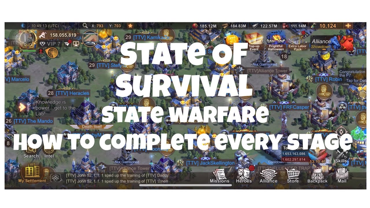 State Of Survival Gameplay - State Warfare Tutorial - YouTube