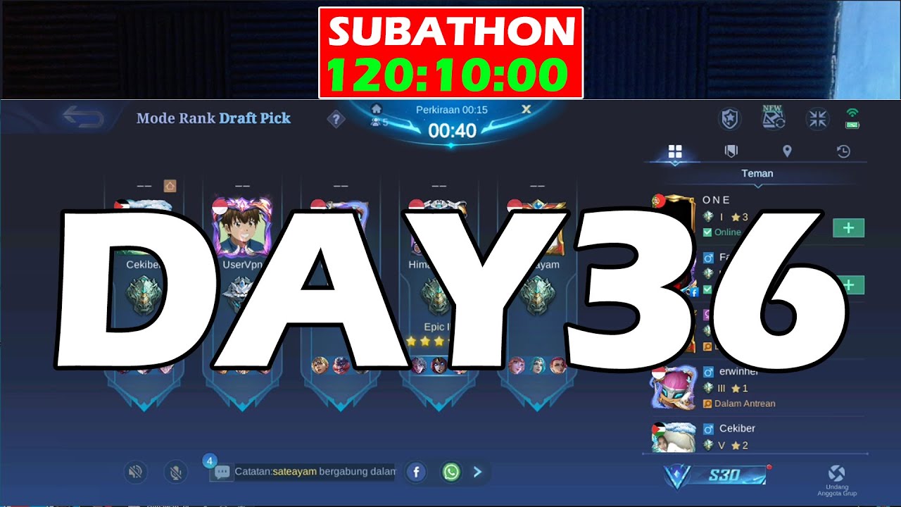 Day36 [SUBATHON] Ini 10K=1Jam | Part 52 | Live indonesia - YouTube
