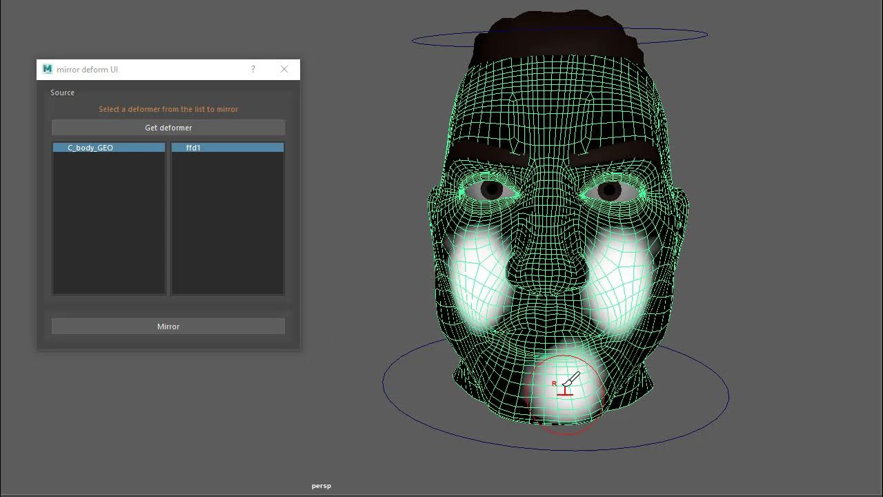 mirror deformer weight maya - YouTube