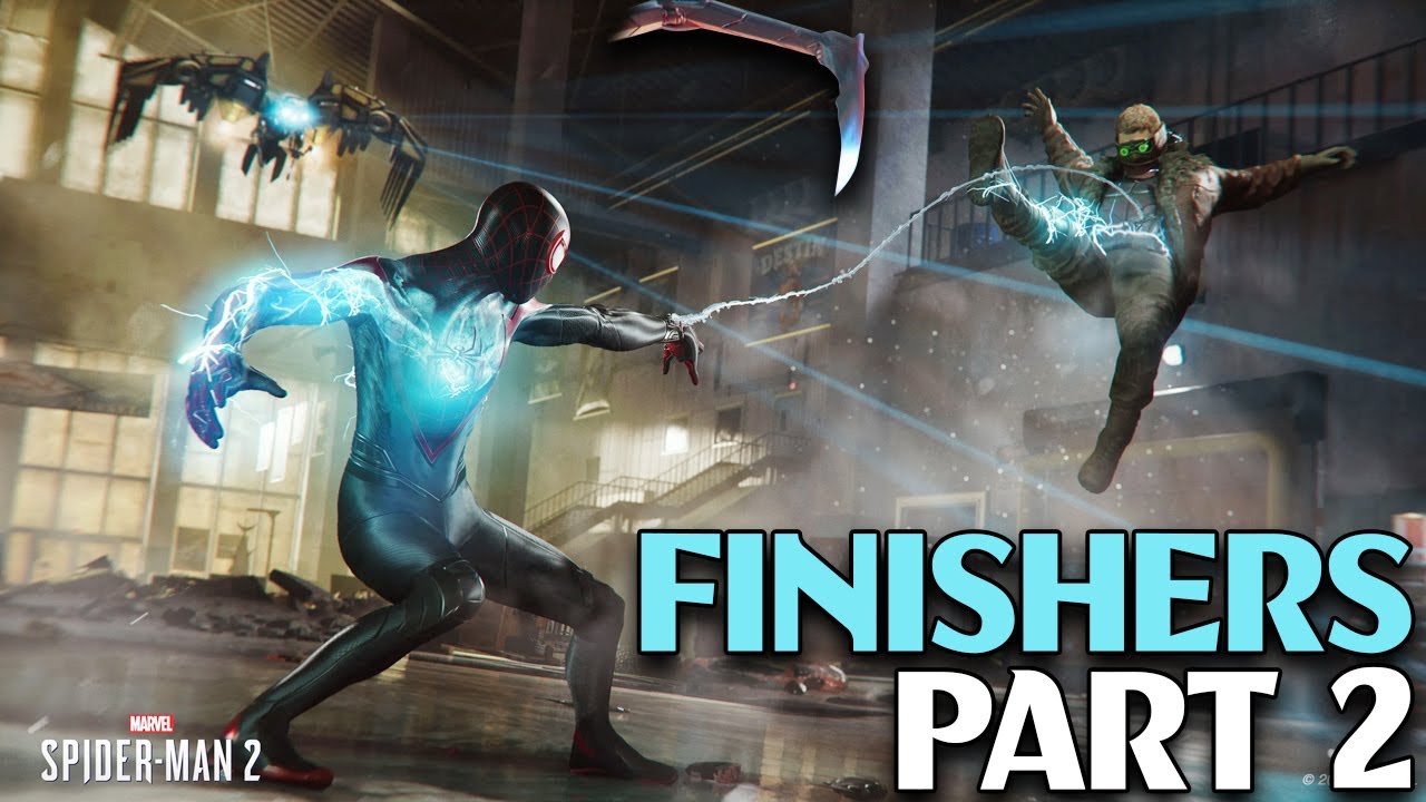 Marvels Spider-Man 2 | Finishers | Takedowns | Part 2 - YouTube