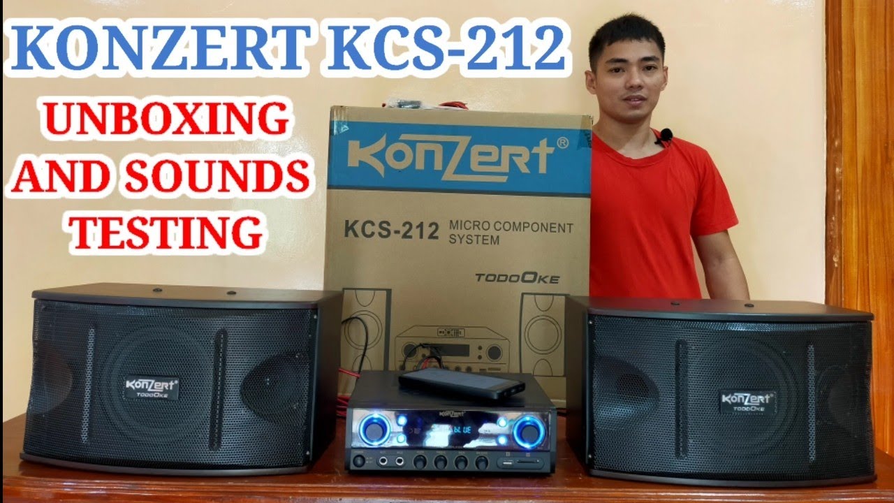 KONZERT KCS-212 UNBOXING AND SOUNDS TESTING - YouTube