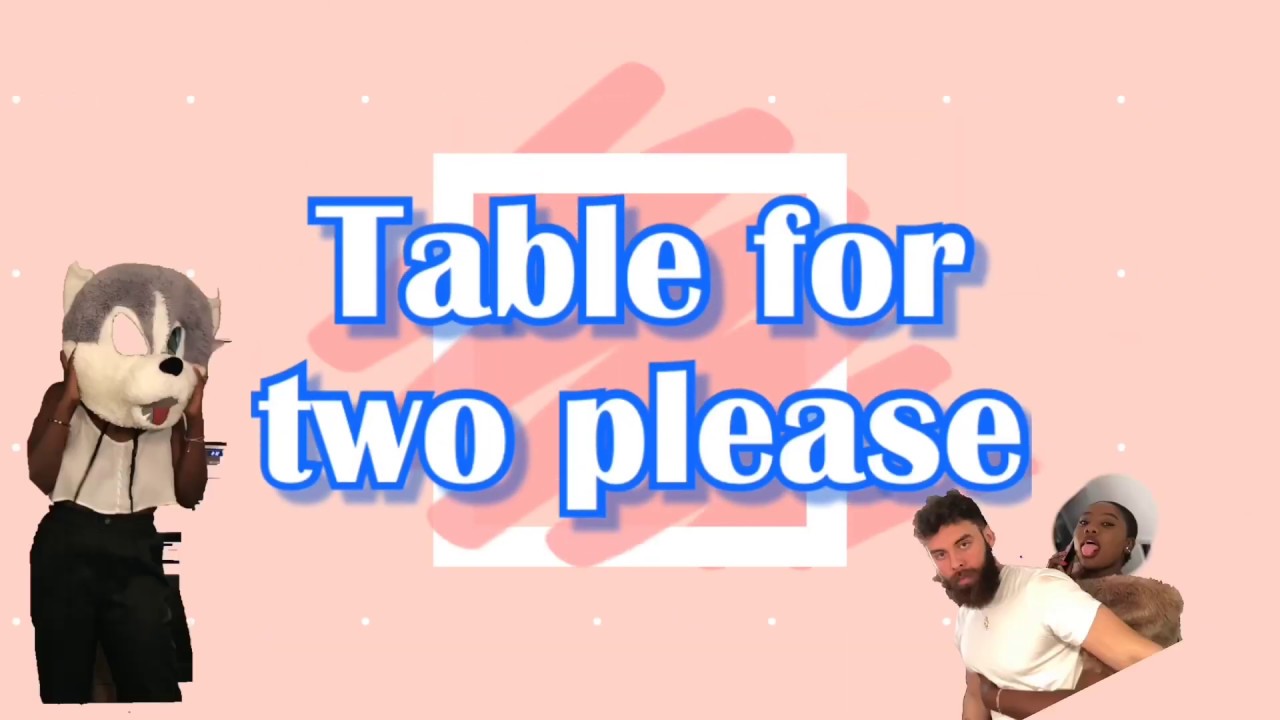 TABLE FOR TWO PLEASE warning YouTube table-for-two-please-warning-youtube