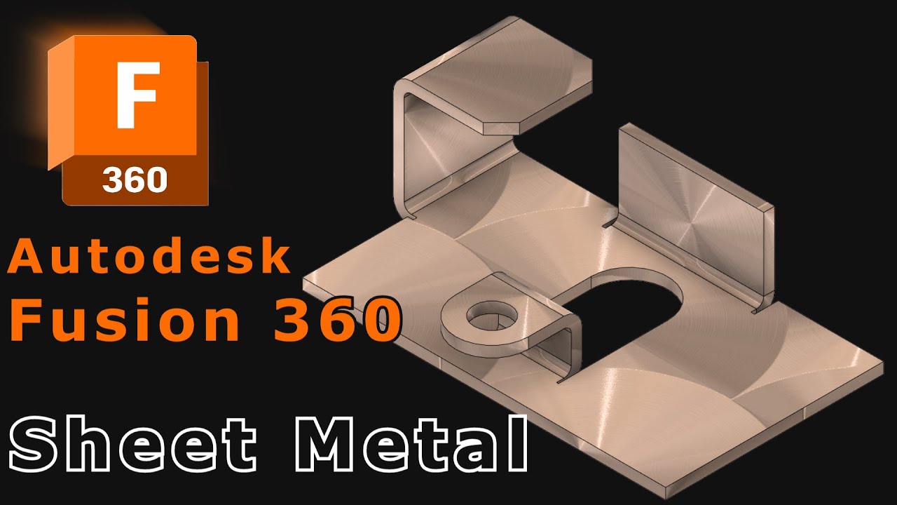 Fusion 360 Sheet Metal Tutorial for Beginners | Learn Basic Commands ...