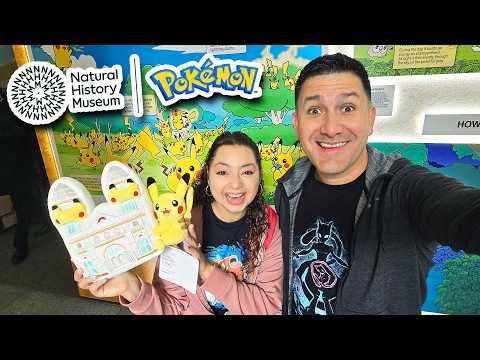 We went to the Pokemon x Natural History Museum Collab in London!