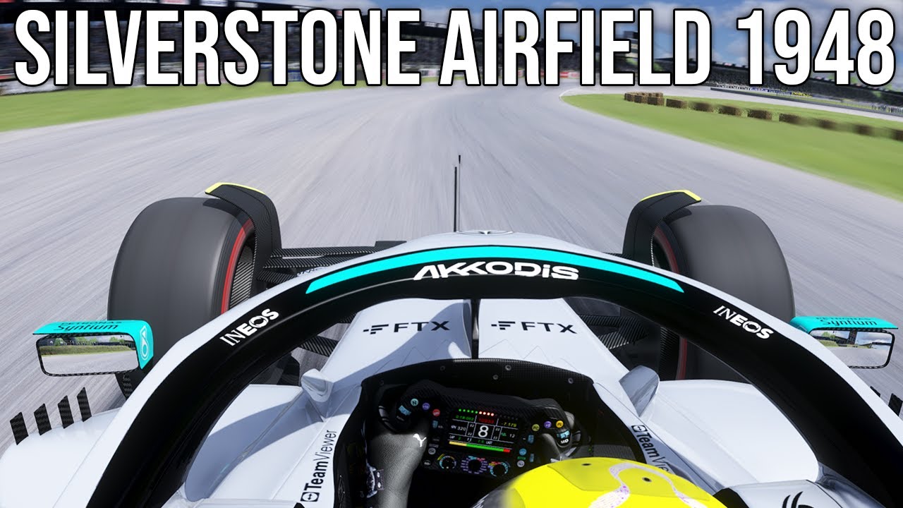 The original Silverstone Airfield circuit from 1948 - YouTube