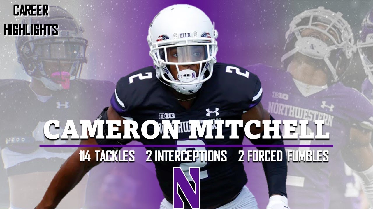 Cameron Mitchell | 𝟚 | Northwestern Wildcats CB - YouTube