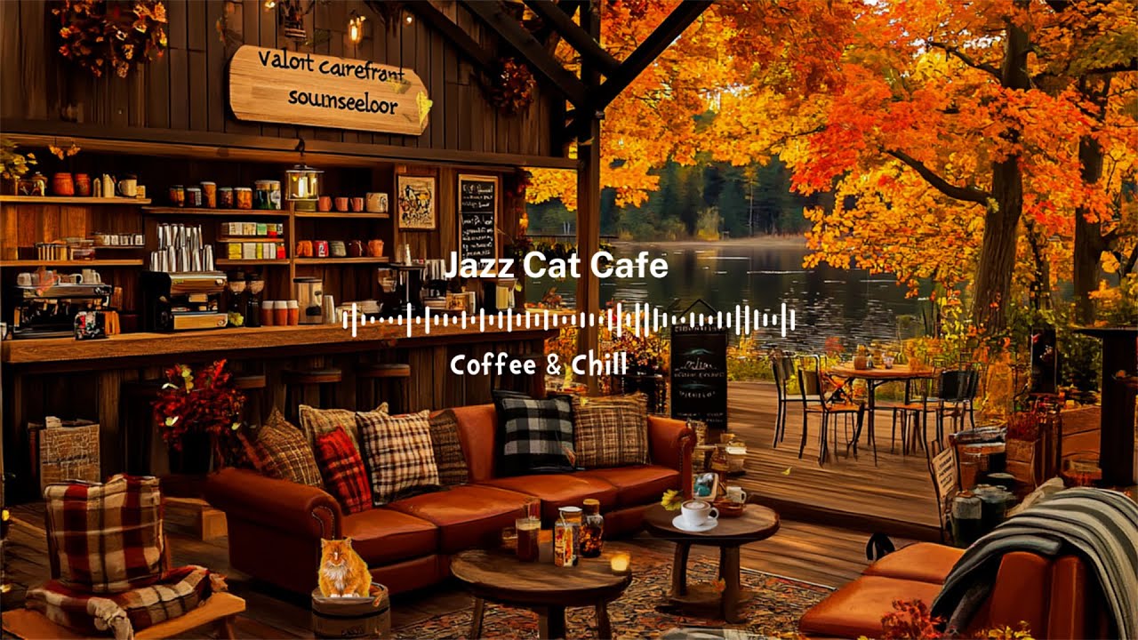 Relaxing Autumn Jazz by the Jazz Cat Cafe | Cozy Fall Coffee & Smooth ...