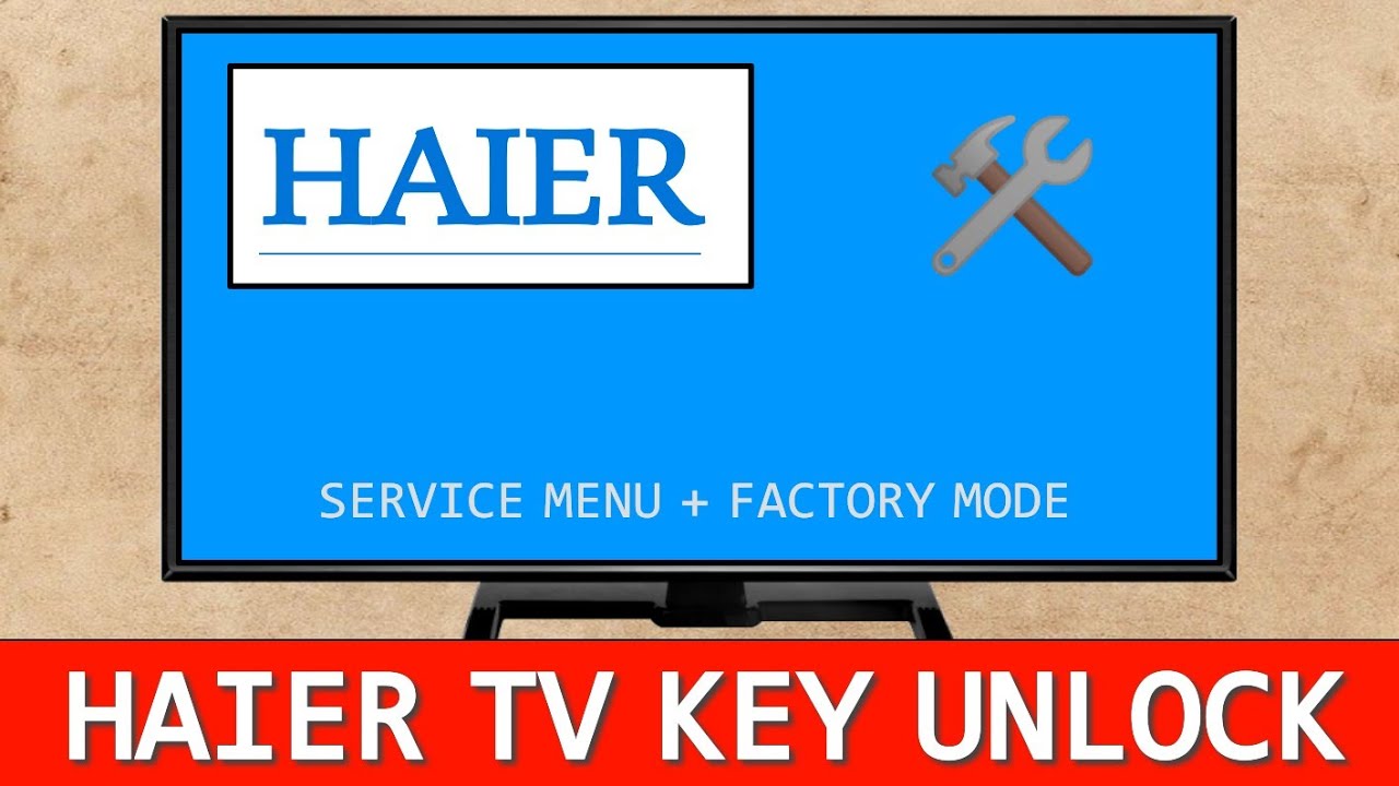 Keys Lock On Haier Tv Service Menu And Factory Reset - YouTube
