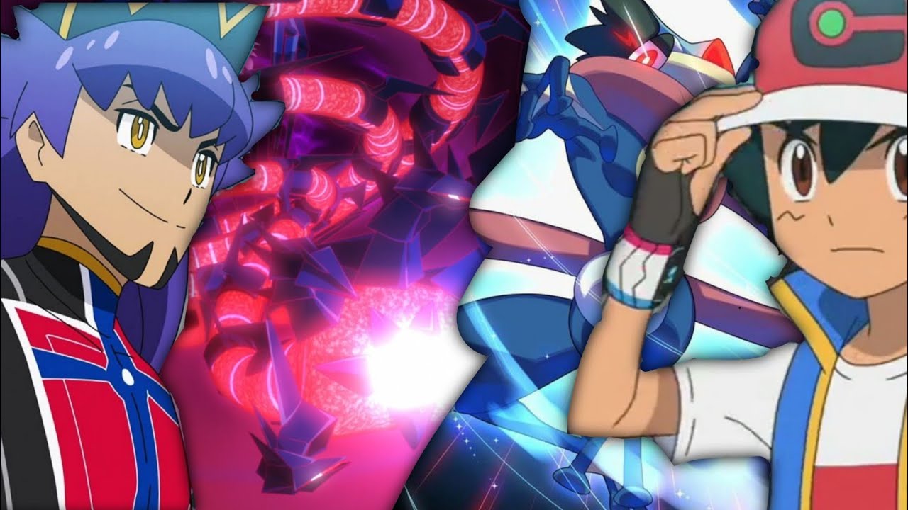 Ash Greninja Vs Eternamax!! | Ash Vs Leon | Masters Tournament Final ...