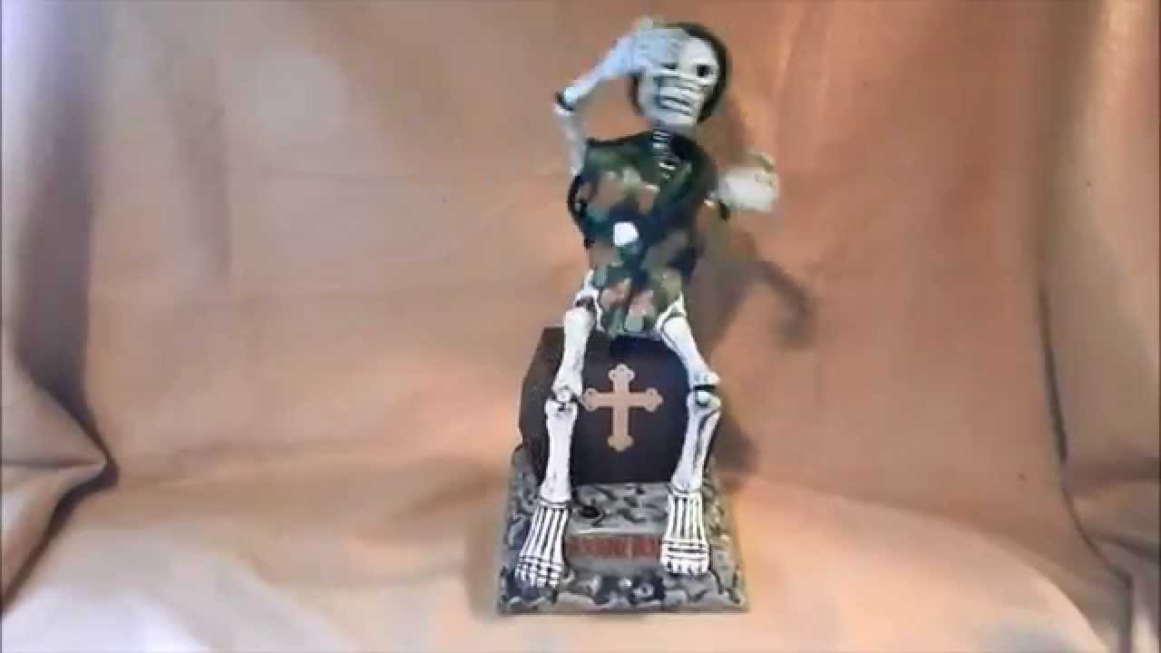 Boogie Bones Animated Singing Dancing Skeleton Soldier Halloween ...