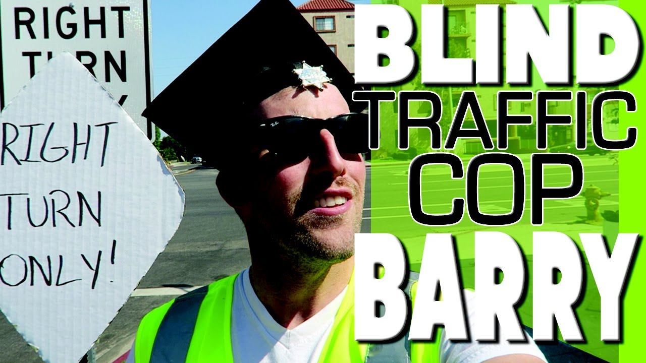 Blind Traffic Cop Barry! ("Stuck in Traffic" #43) - YouTube