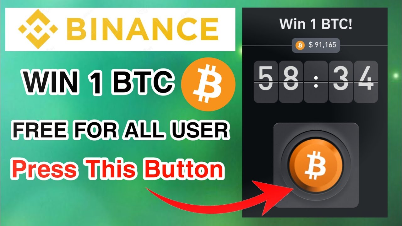 Claim Free 1 Bitcoin on Binance : 1 click || Binance Bitcoin Button ...