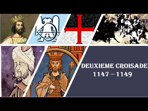 Deuxième croisade 1147 - 1149 (Louis VII, Conrad III, Mesud I, Bataille ...