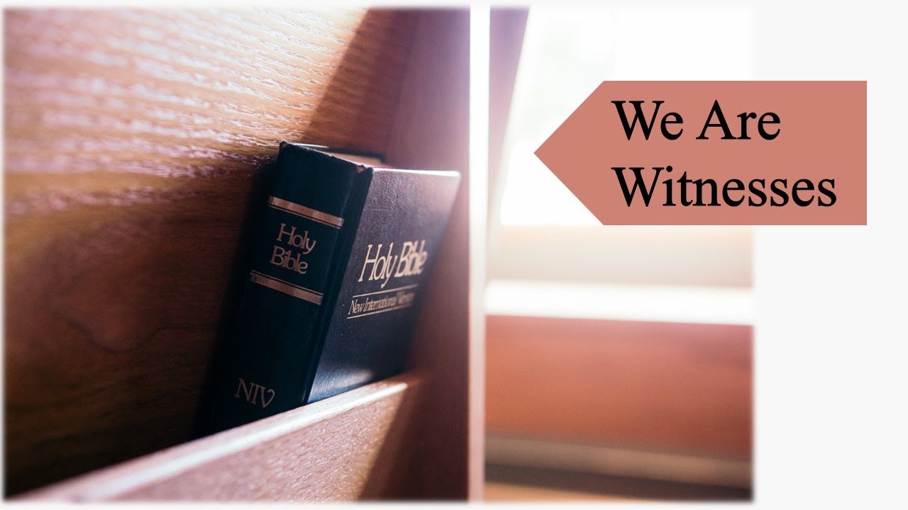 We Are Witnesses - Shiloh UCC, April 14 - YouTube