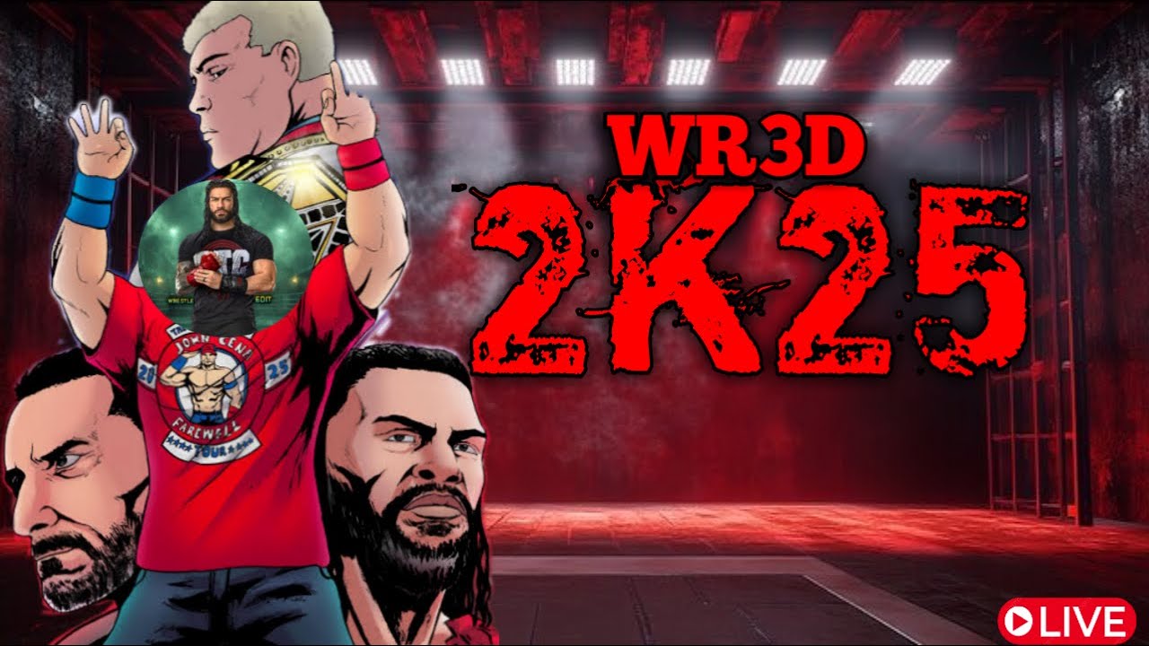 1st Time live And Playing Wr3d 2k25 - YouTube