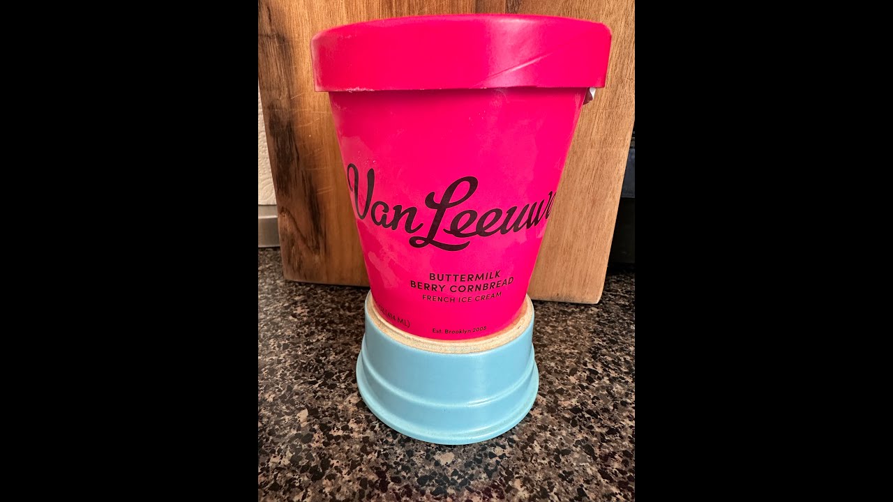 The Snack Break Ep 162: Van Leeuwen's Buttermilk Berry Cornbread Ice ...