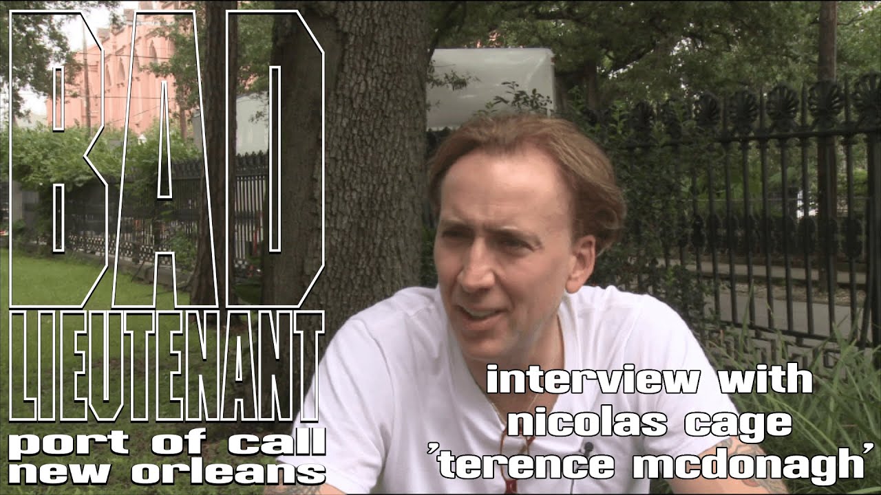 Interview with Nicolas Cage 'Terence McDonagh' - Bad Lieutenant: Port ...