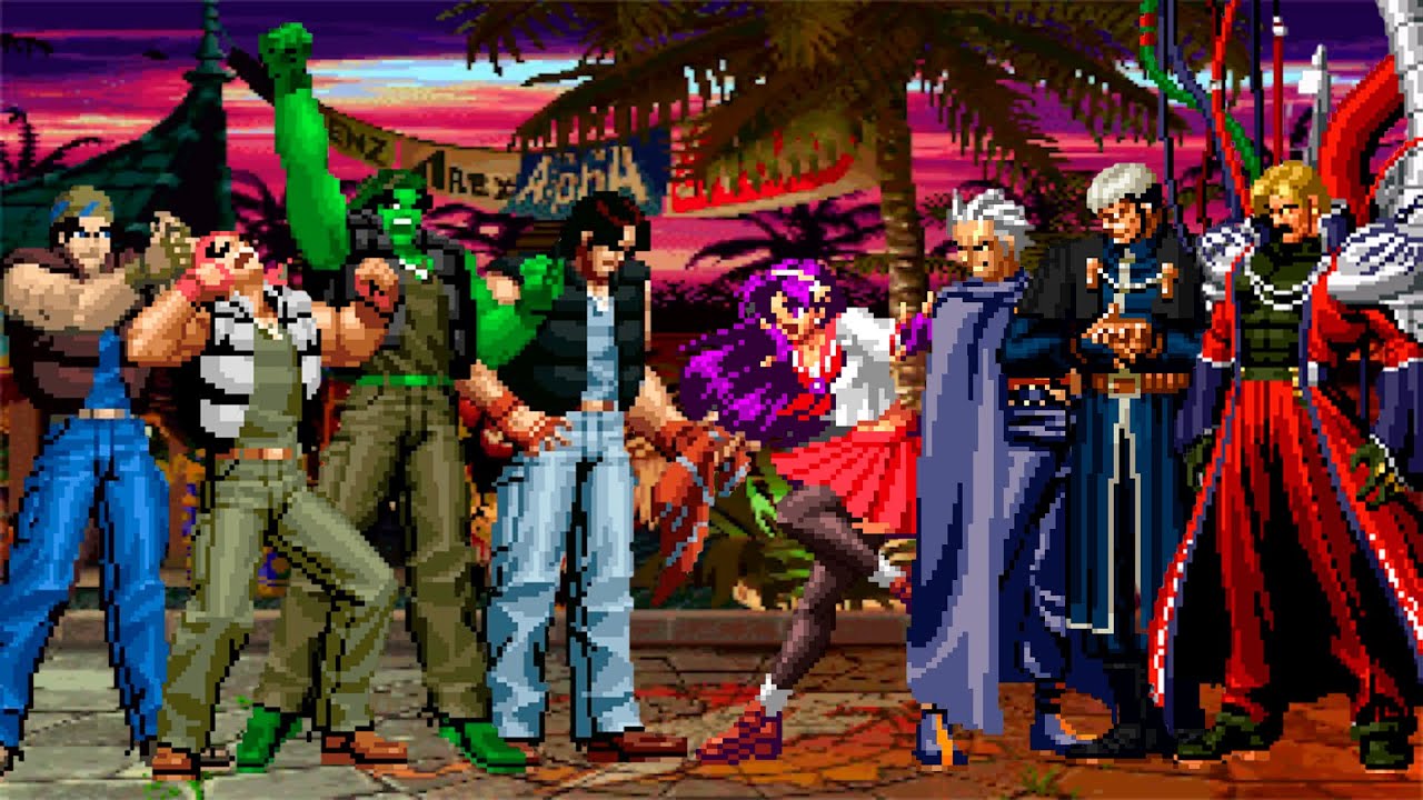 The King of Fighters (MUGEN) | Ralf Jones Team vs Random Team - YouTube