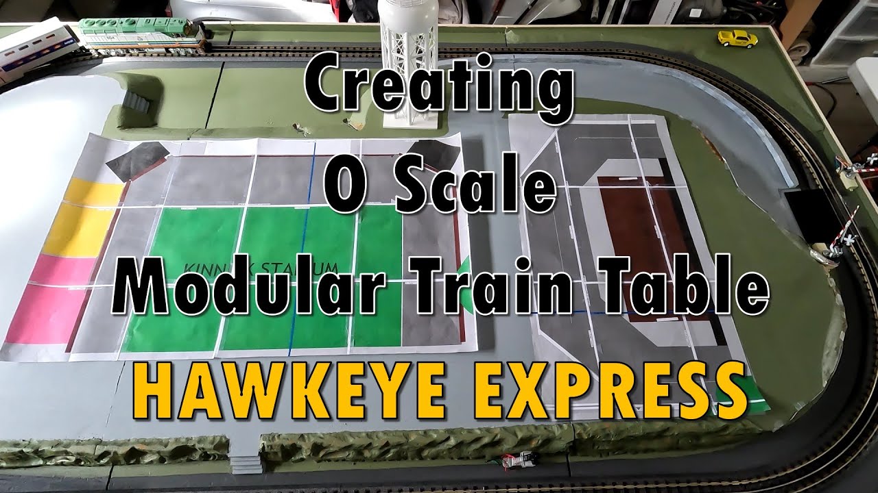 O Scale Hawkeye Express Modular Train Table - YouTube