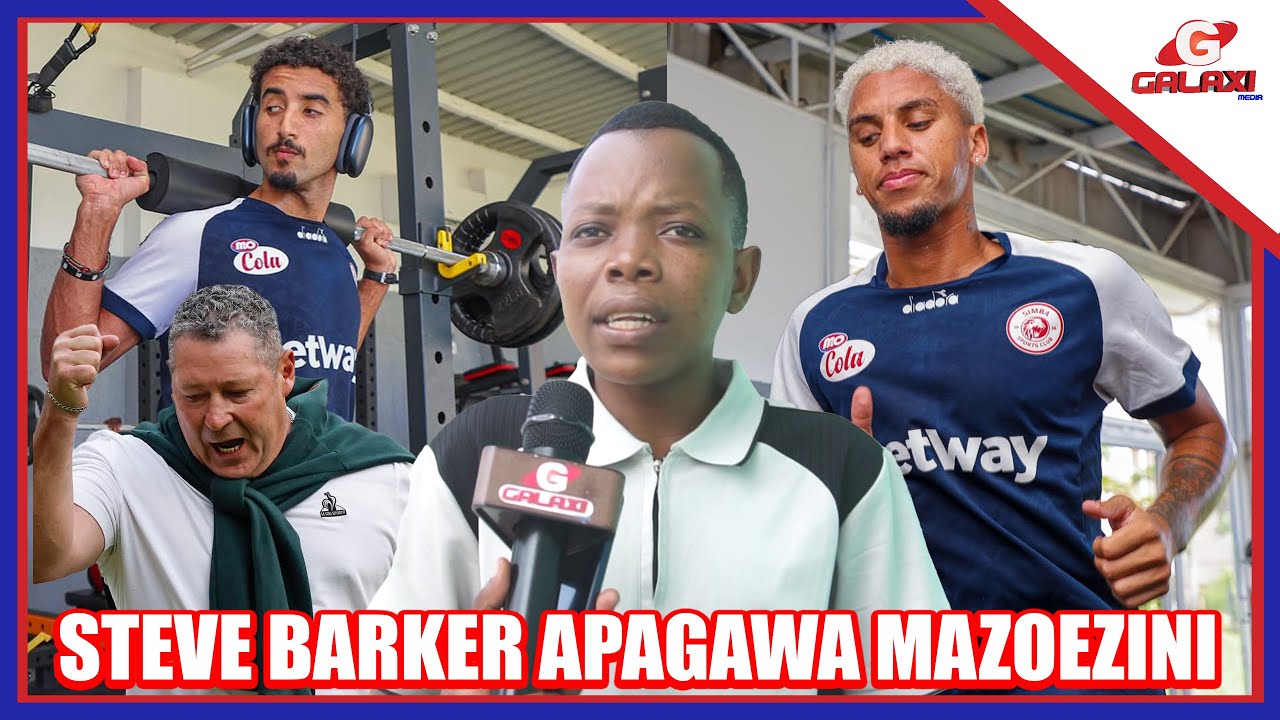 DOGO YUSUPH KOCHA MPYA WA SIMBA STEVE BARKER APAGAWA NA MAZOEZI YA ...