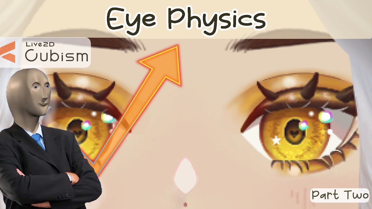 【HOW TO: Live2d Eye Physics】Eye Rigging Physics & Jiggles! Easy step-by ...