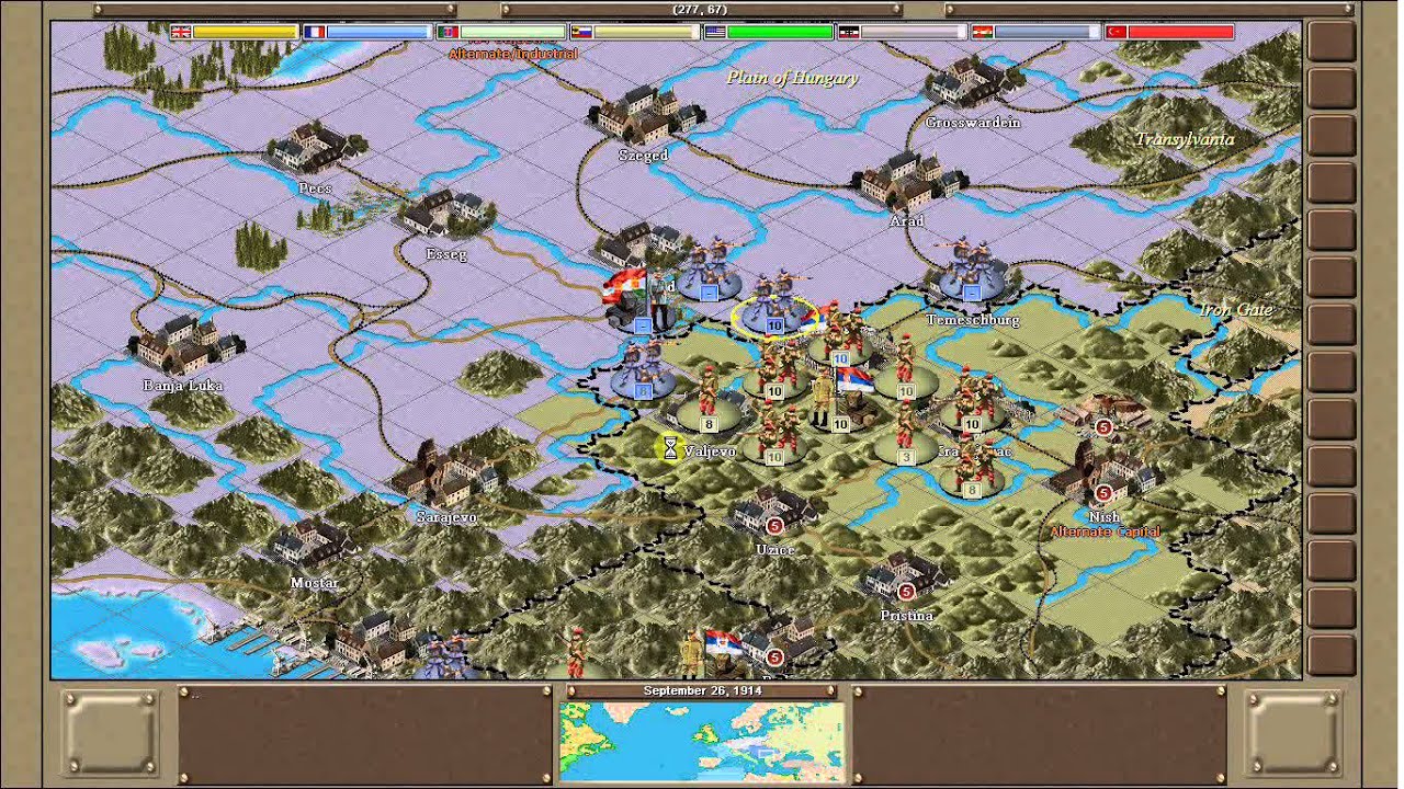 Strategic Command WW1 AAR - Turn 9 (September 26th, 1914 - Entente ...