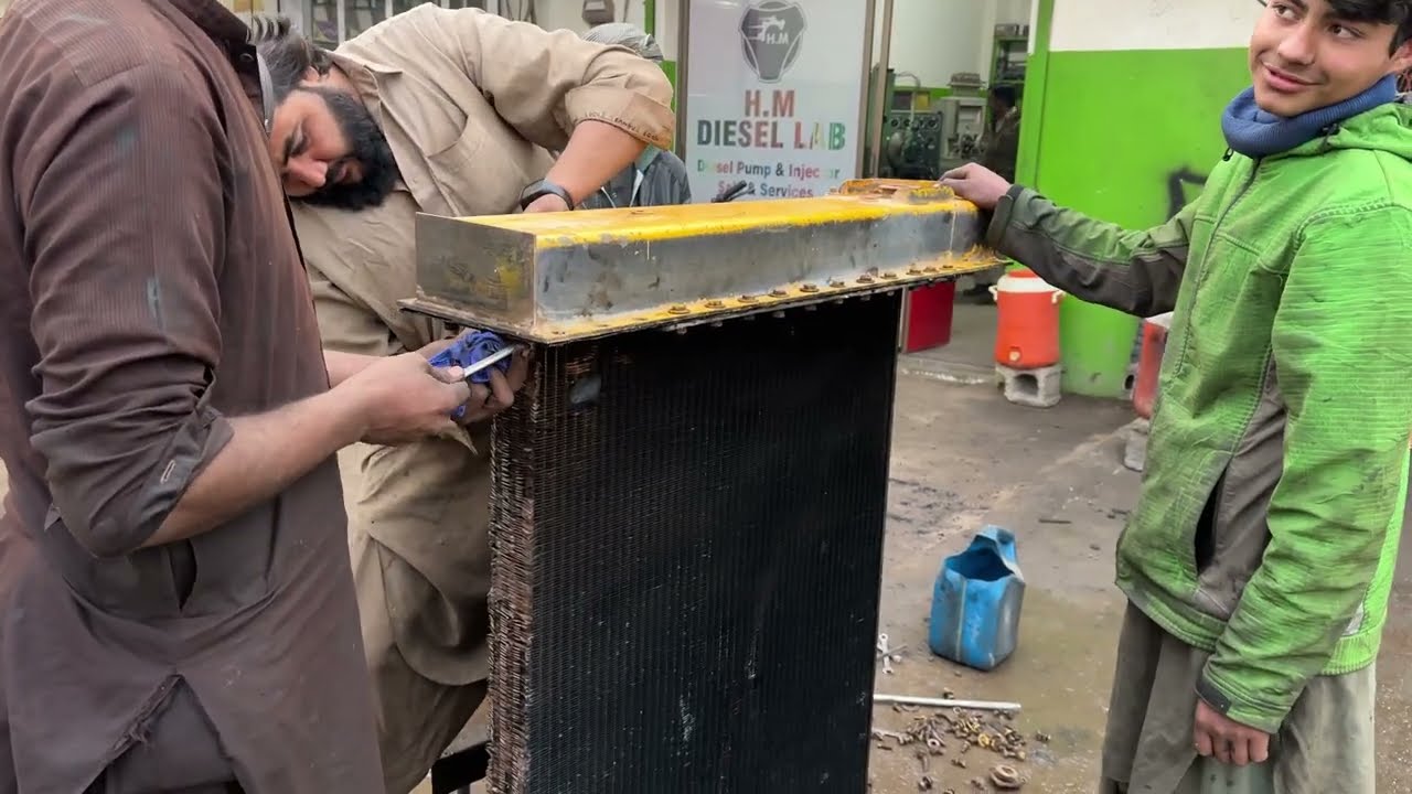 Radiator Restoration || How to Clean & Fix Dirtiest Radiator with Basic ...