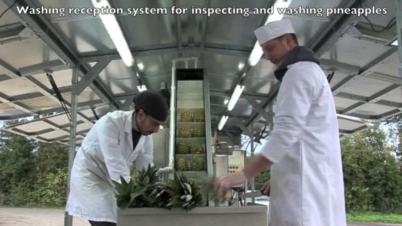 Mobile Pineapple Fruit Juice Processing Plant - YouTube
