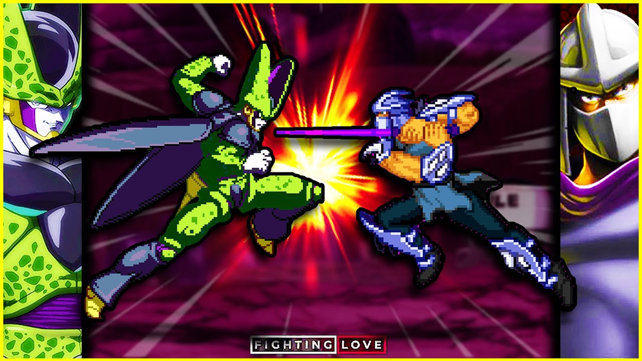 PERFECT CELL vs SHREDDER 🔴EXTREMELY HIGH LEVEL FIGHT! - YouTube