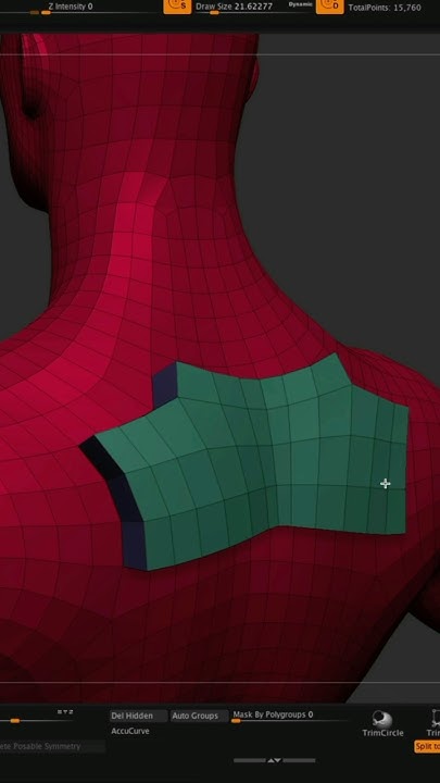 zBrush Tip - Adding, Extracting & Smoothing or Rounding Polygroups #3d - YouTube