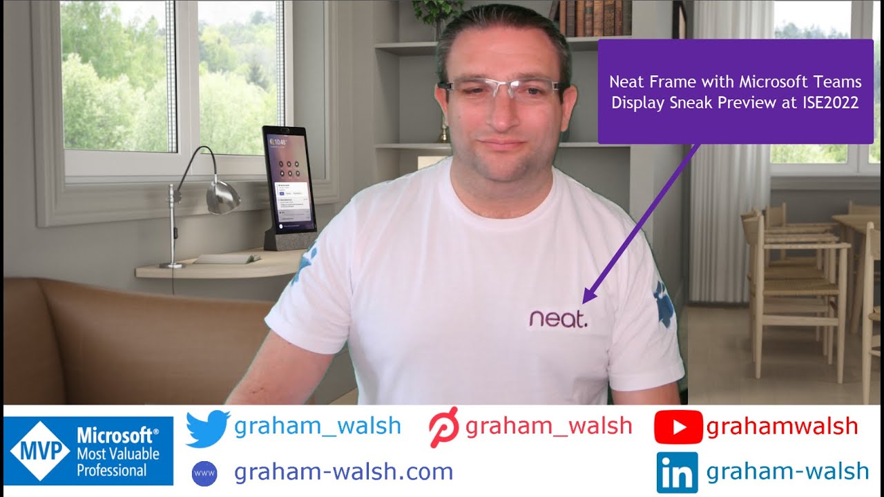 Neat Frame with a preview of Microsoft Teams Display - YouTube