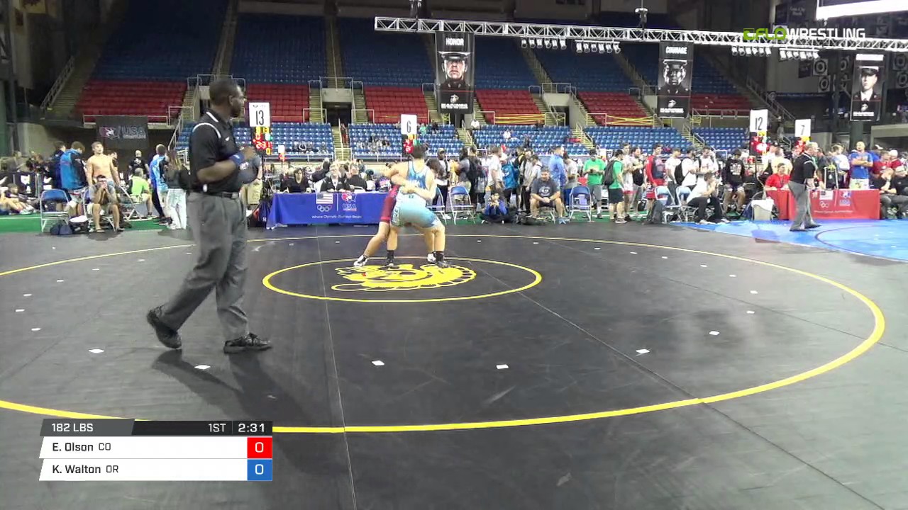 Cadet GR 182 Round of 32 - Elijah Olson (CO) vs. Kenneth Walton (OR ...