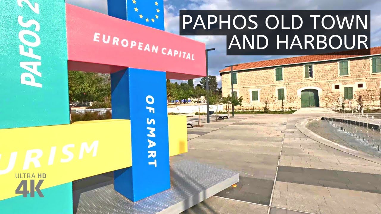 PAPHOS old town and harbour tour 🇨🇾 - YouTube