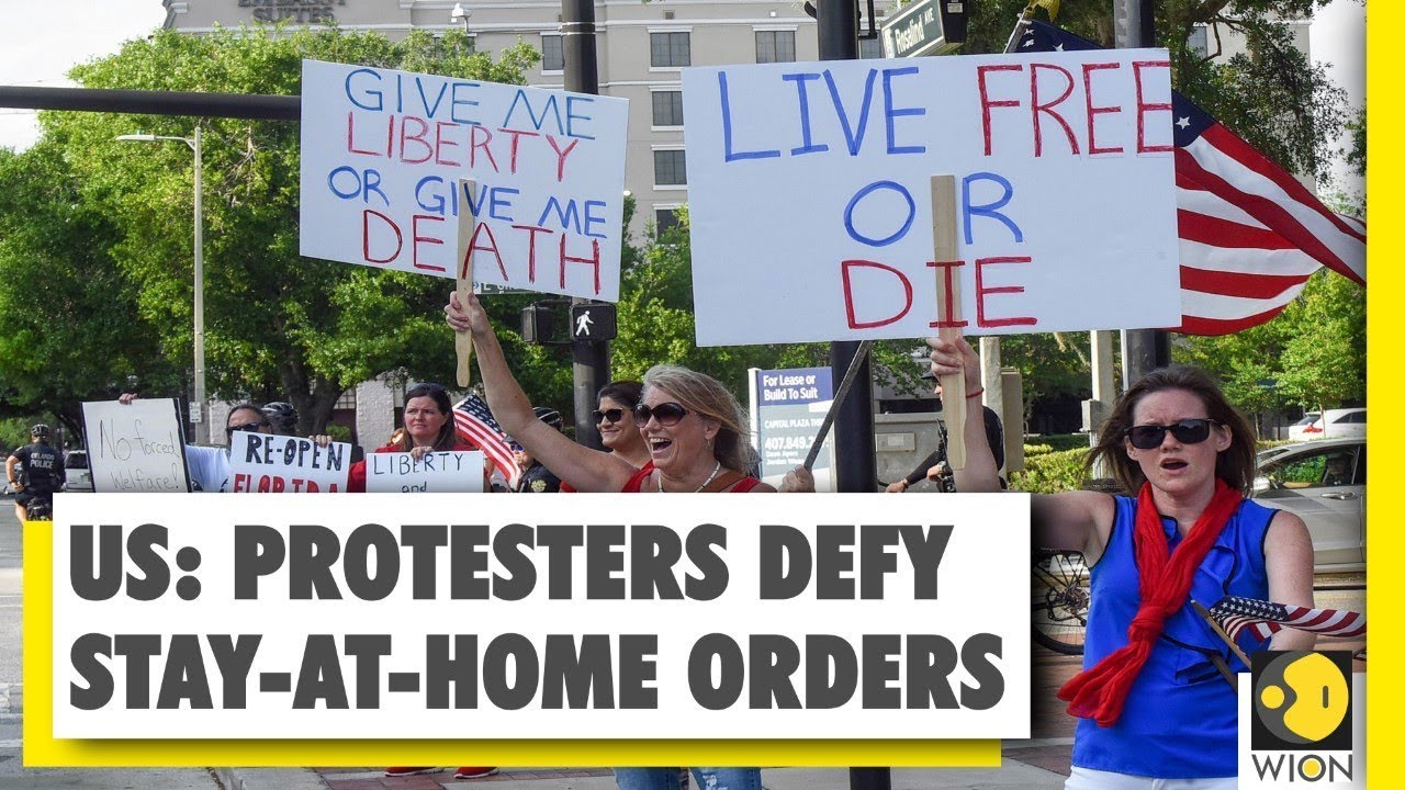 Anti-lockdown protests in US, protesters demand economic reopening ...