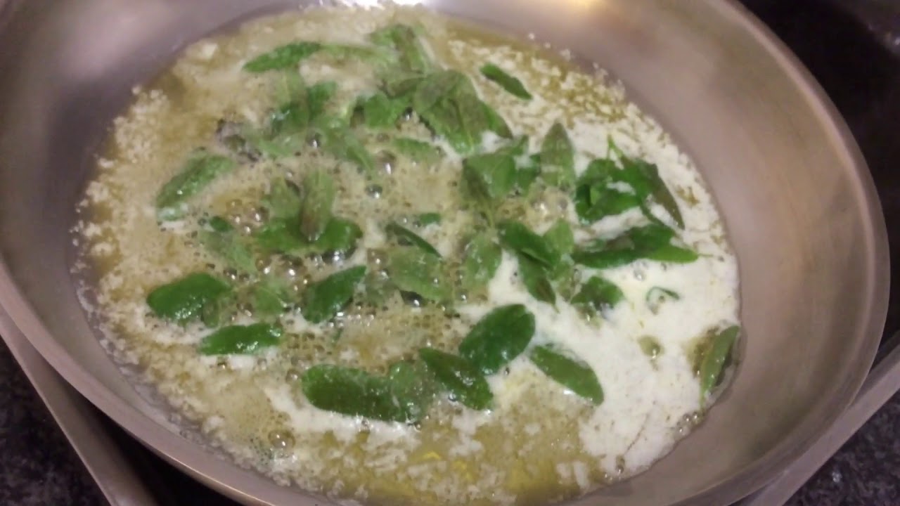 Burnt Butter Sage Ravioli - YouTube