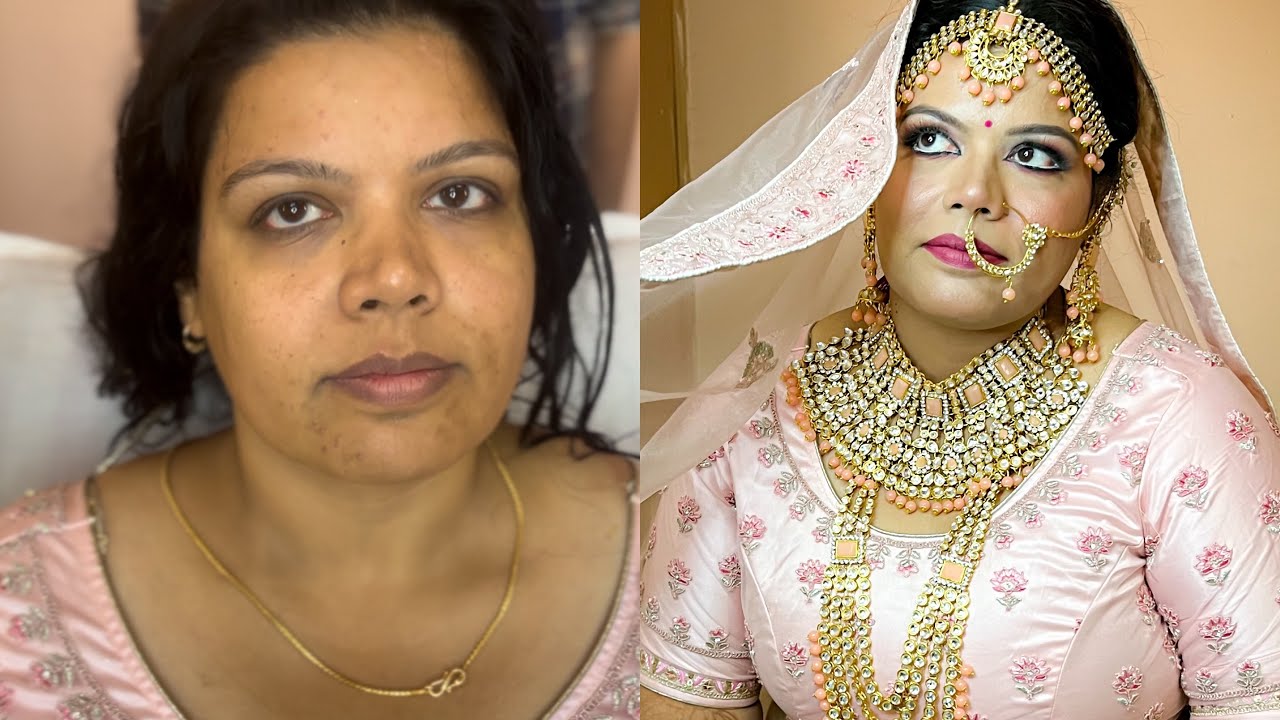 Makeup Tutorial ️ Bridal Makeover 😍 #transformation #tutorial # ...