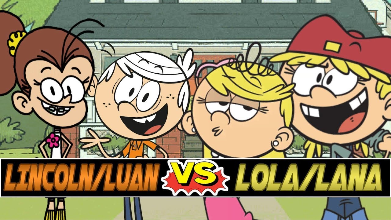 M.U.G.E.N. Battles | Lincoln Loud/Luan Loud vs Lola Loud/Lana Loud ...