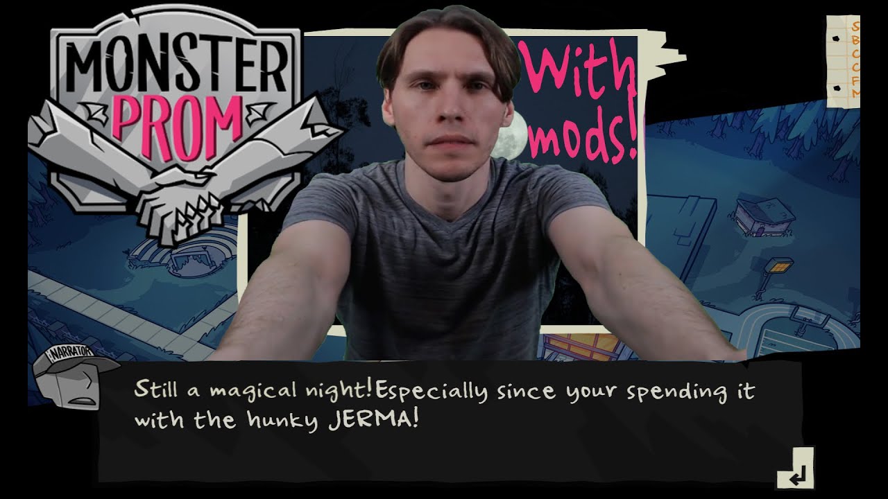 JERMA IS THAT YOU!?😳(Monster Prom w/Mods) - YouTube