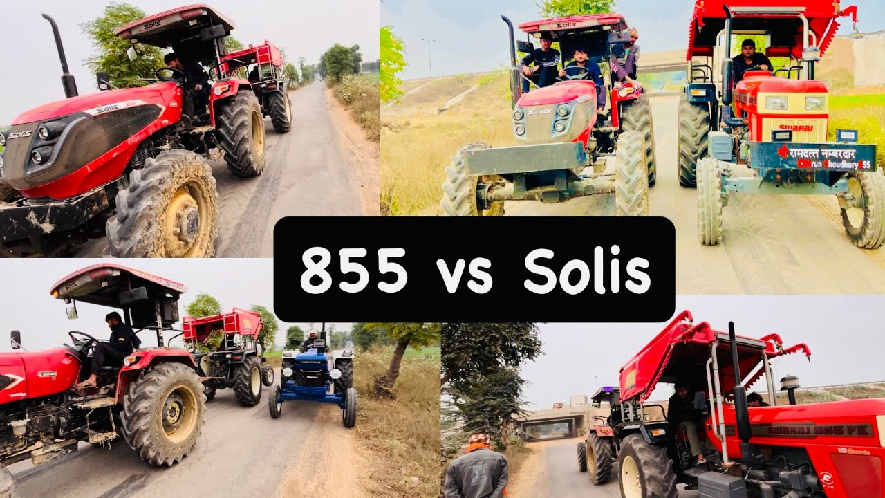 Tochan 855 vs Solis 4*4🦁, Dono tractor na moj kr de, #tochen # ...