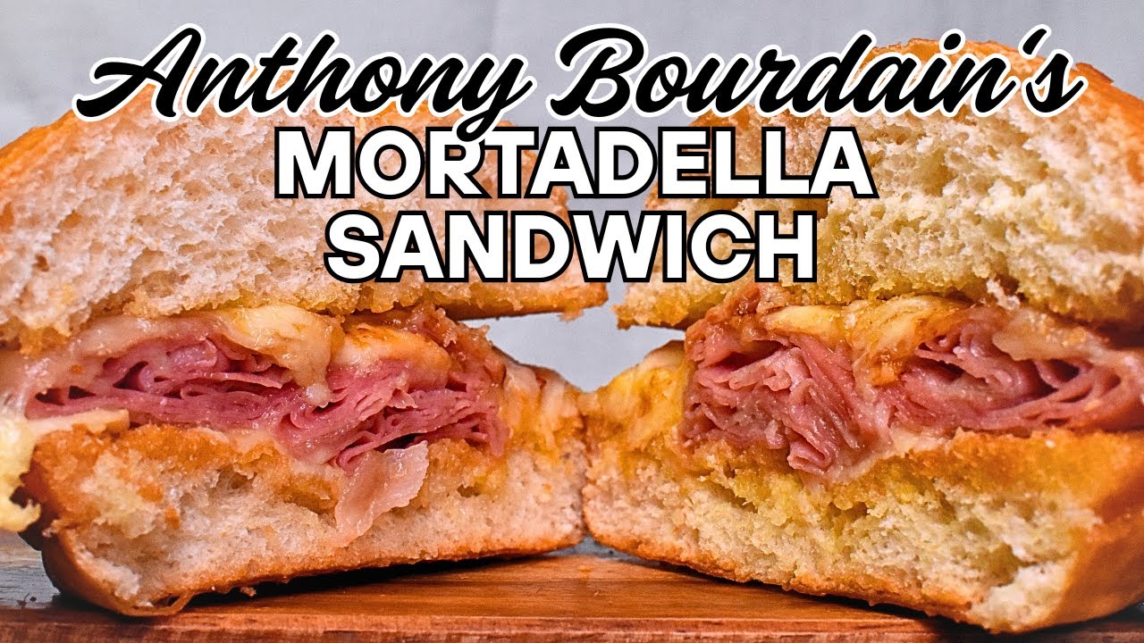 Anthony Bourdain's Legendary Mortadella Sandwich | Just 5 Ingredients ...