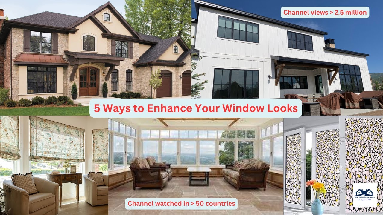 5 Ways to Enhance Your Window Looks | How to make a window look nicer ...
