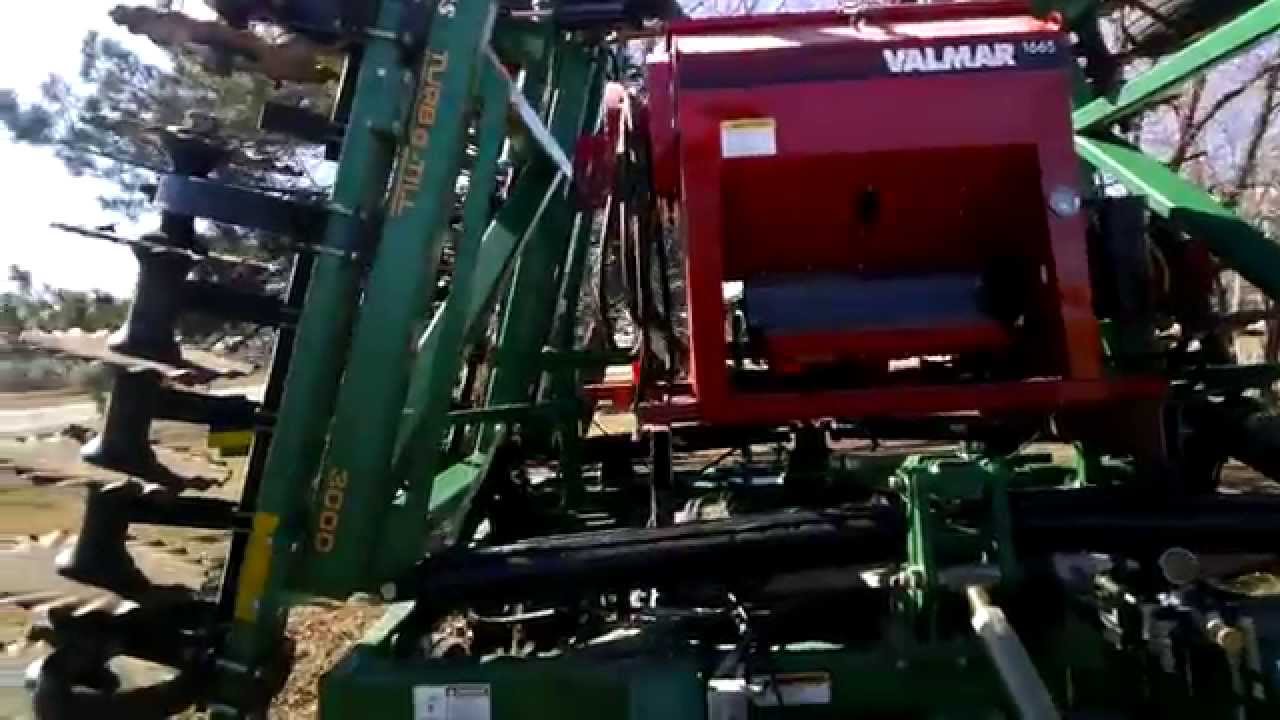 Valmar 1665 going on Great Plains Turbo Till - YouTube