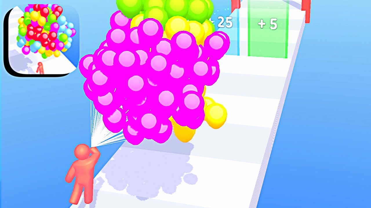 Balloon Runner - All Levels Gameplay Android,ios (Levels 13-16) - YouTube
