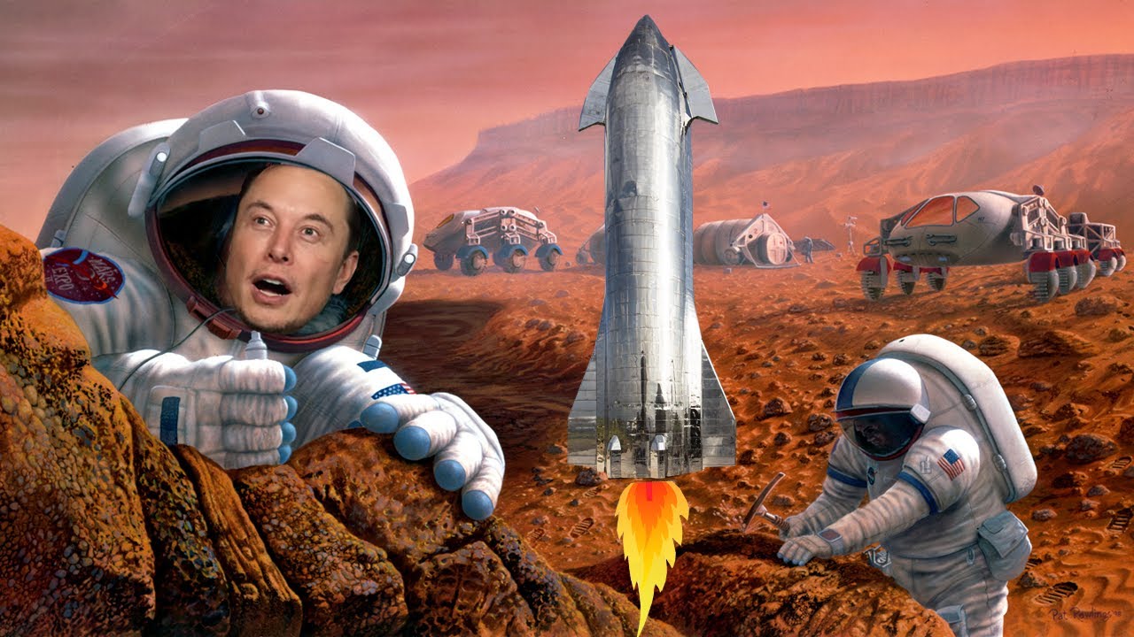 How Will Elon Musk's Starship Land On Mars? - YouTube
