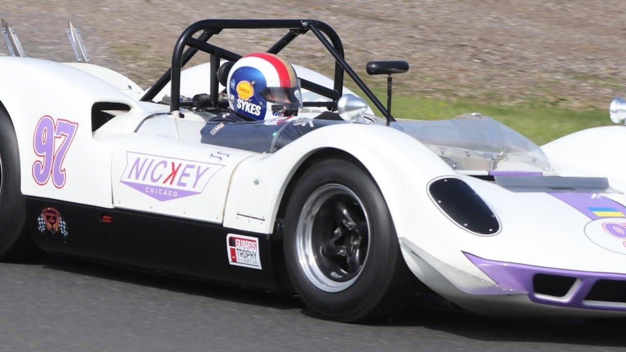 Adam Sykes driving a 1964 McLaren-Chevrolet M1A at Aintree - 29/04/2023 ...