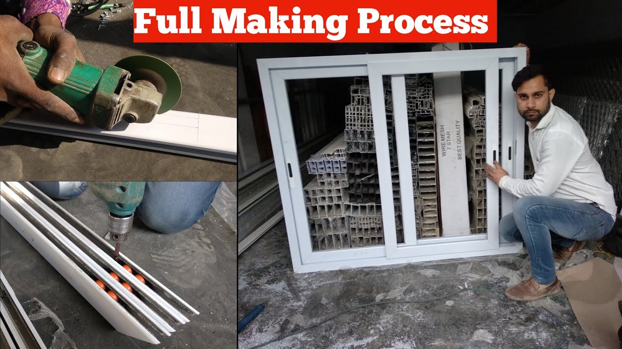 Aluminium Domal Window Sliding🔥| Aluminium Window Full Making Process ...
