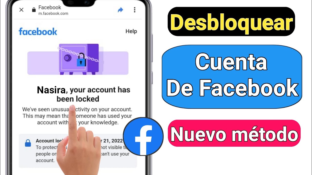 Cuenta de Facebook bloqueada Cómo desbloquear (2023) | Arreglar Tu ...